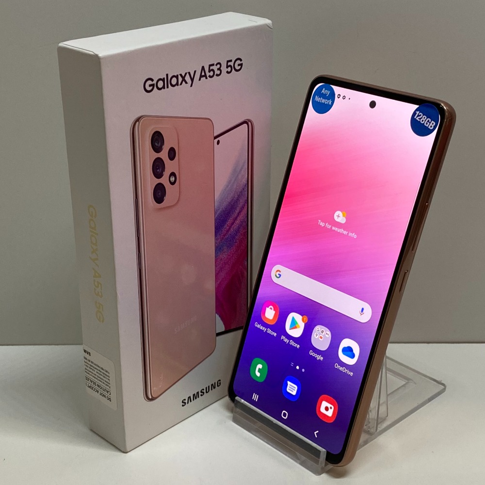 Pre-owned Samsung Galaxy A53 5G Unlocked Model SM-A536B/DS 128GB Peach ...